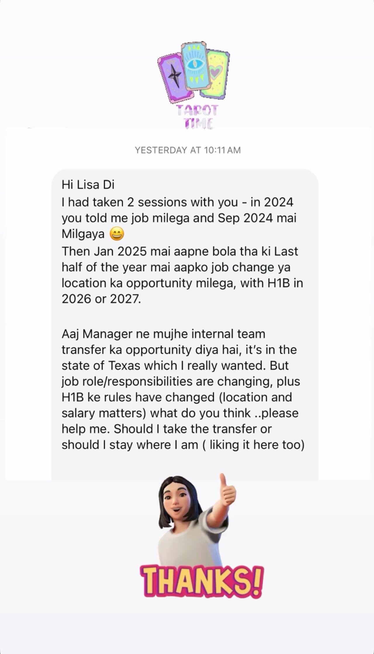 Lisa Simmi Reviews & Tarot Feedback (10,000+ Real Client Experiences)